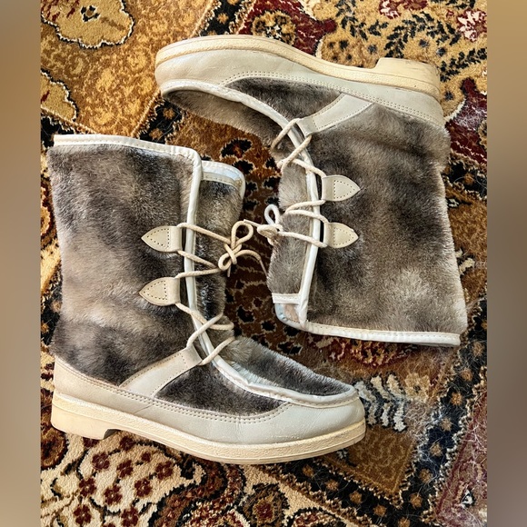 Yodeler’s | Shoes | Vtg 7s Yodelers Fur Lined Boots Sz 75 | Poshmark